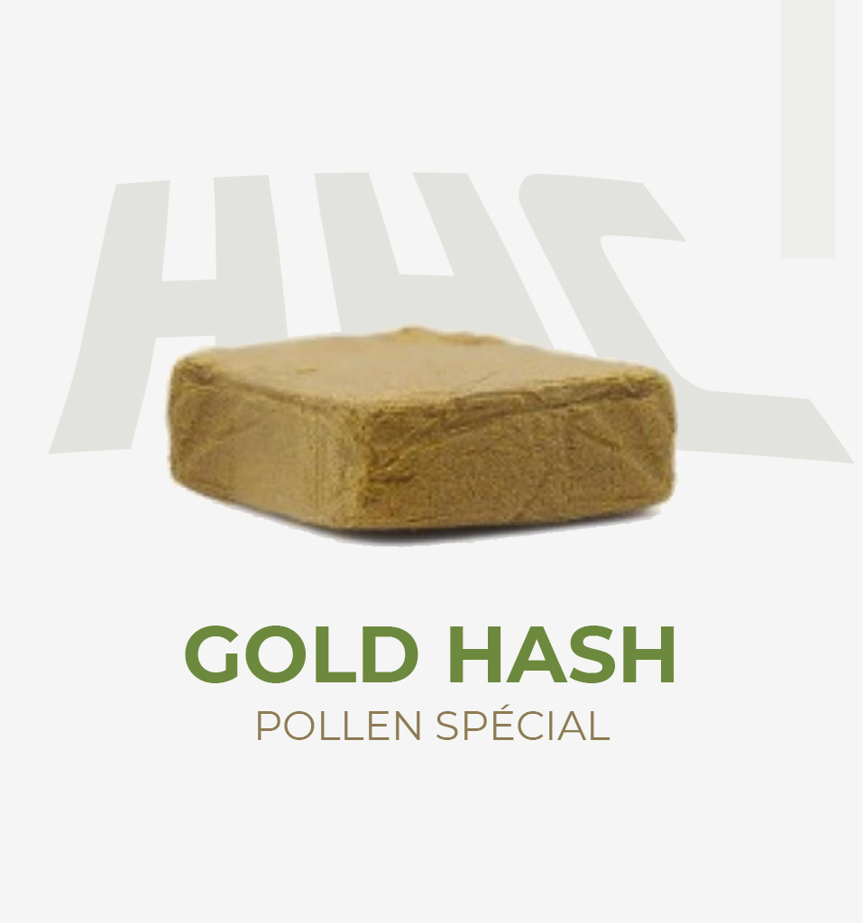 POLLEN HHC GOLD HASH 20% – Le Coin du HHC